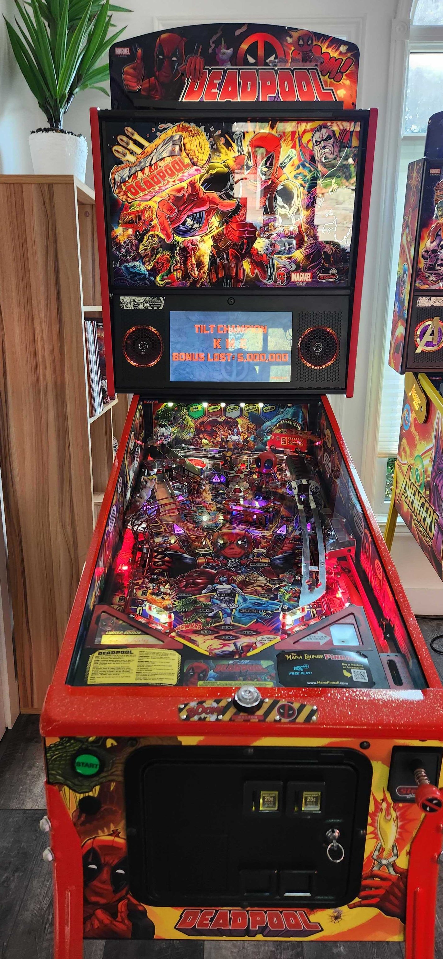 Deadpool Limited Edition Pinball Machine – Mana Pinball