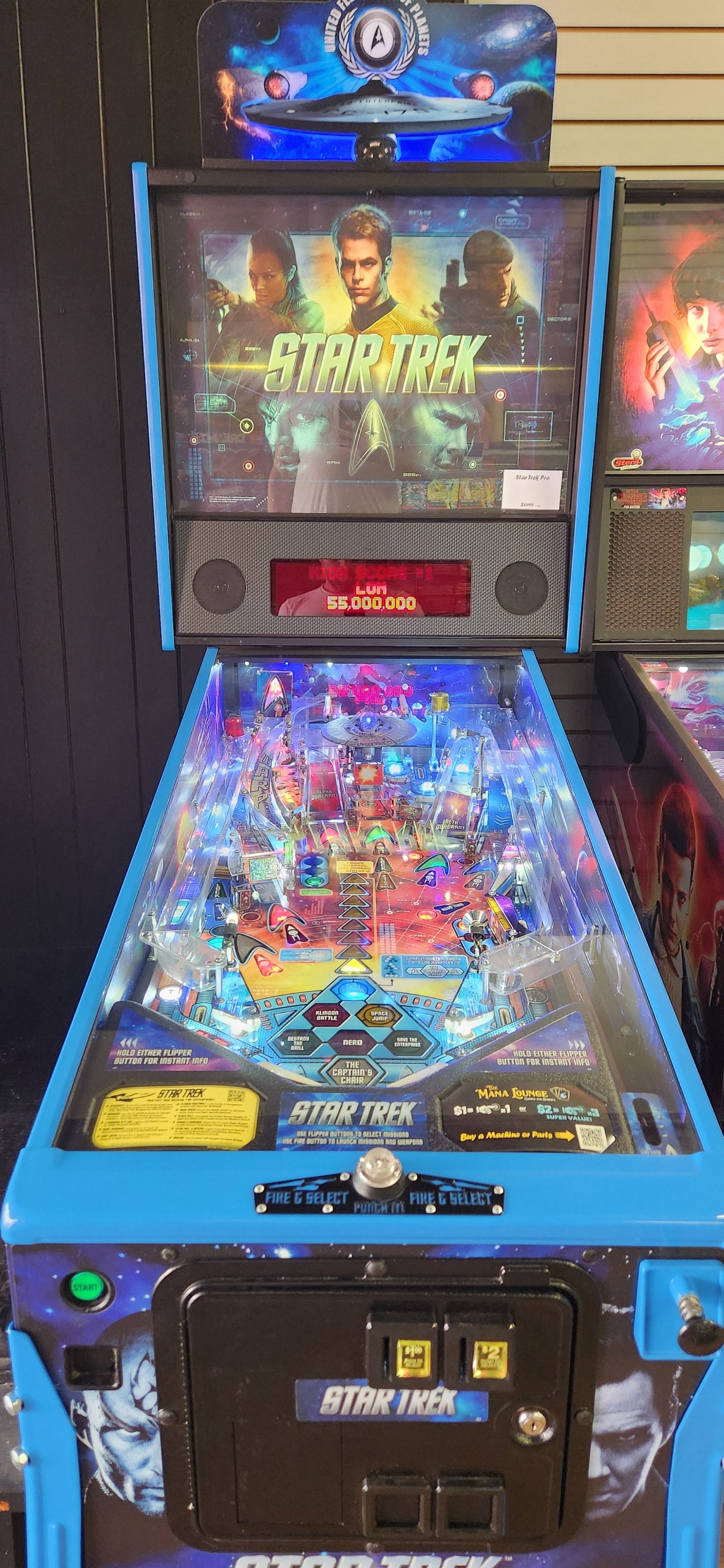 Star Trek Pro Pinball Machine – Mana Pinball