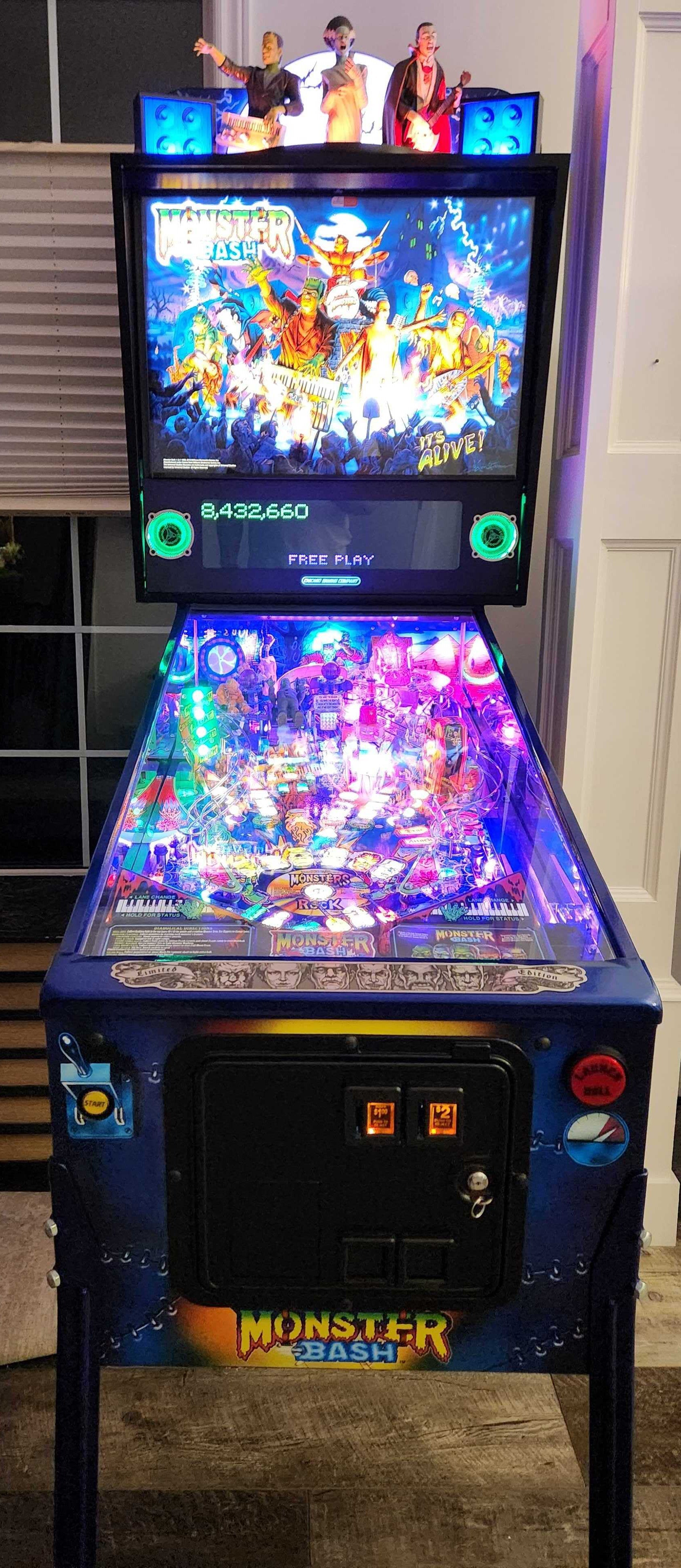 Monster Bash Remake Limited Edition Pinball Machine - [DEPOSIT] – Mana ...