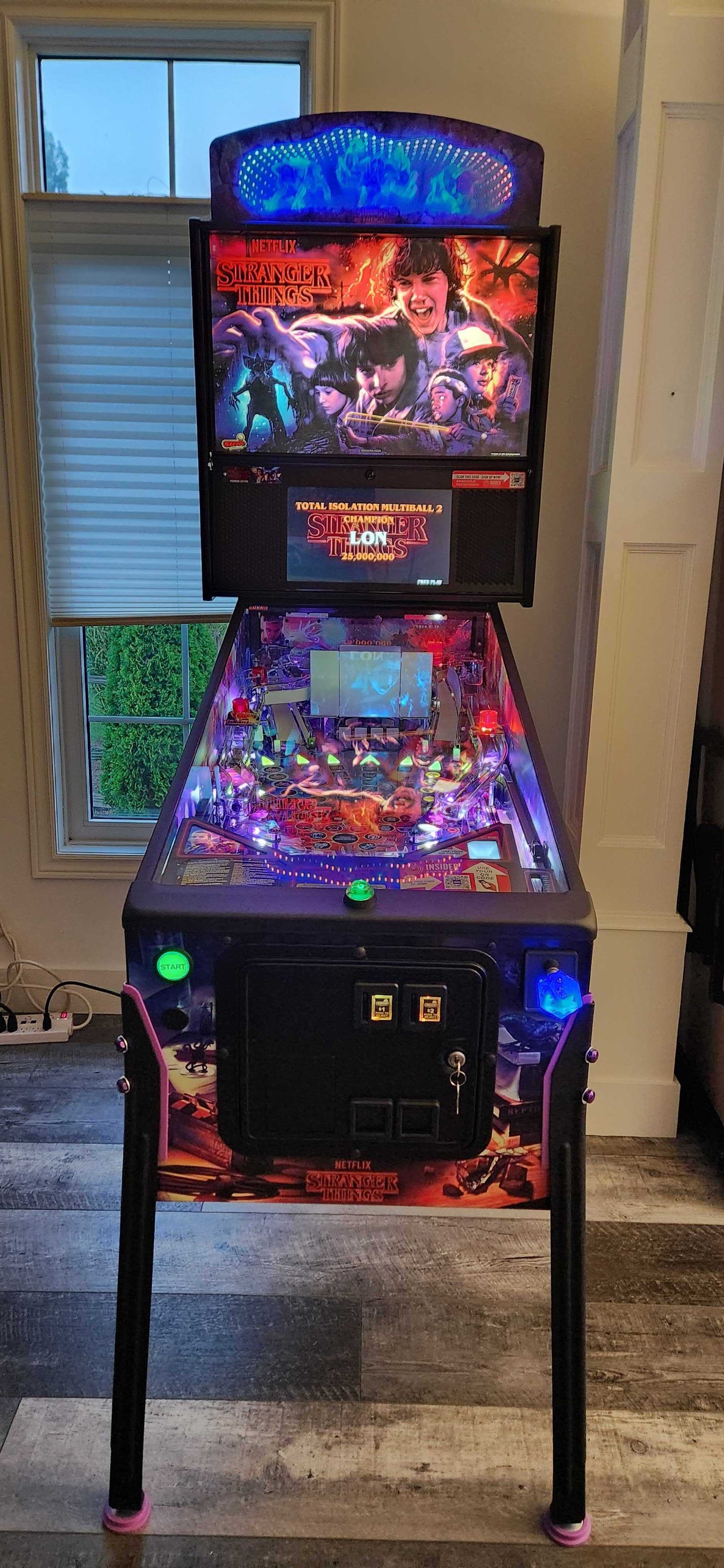 Stranger Things Premium Pinball Machine [USED - #373850][DEPOSIT ...