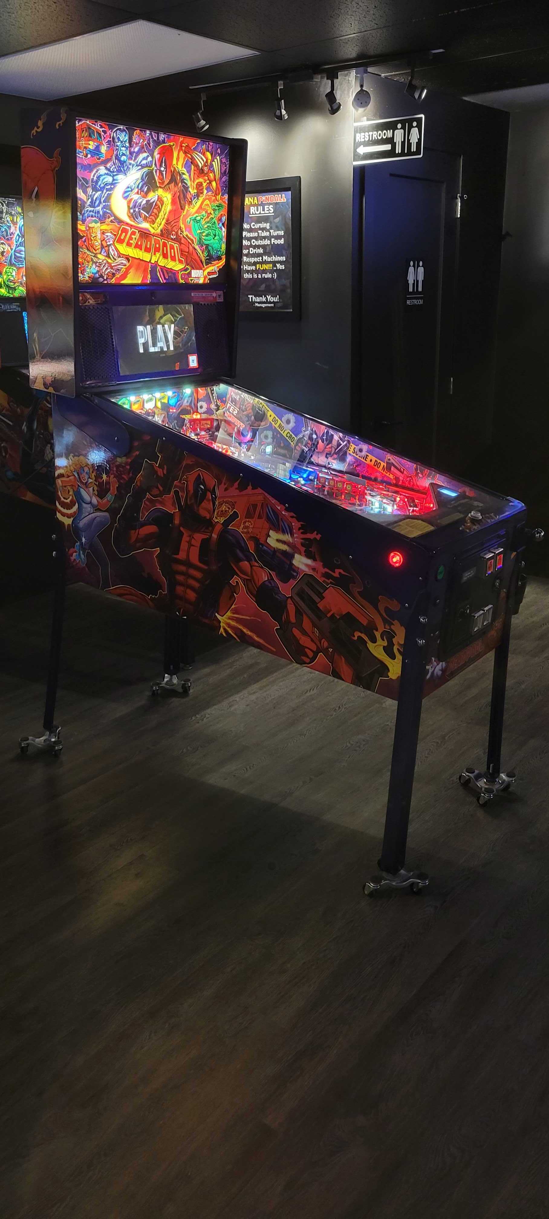 Deadpool Pro Refinery Edition Pinball Machine – Mana Pinball
