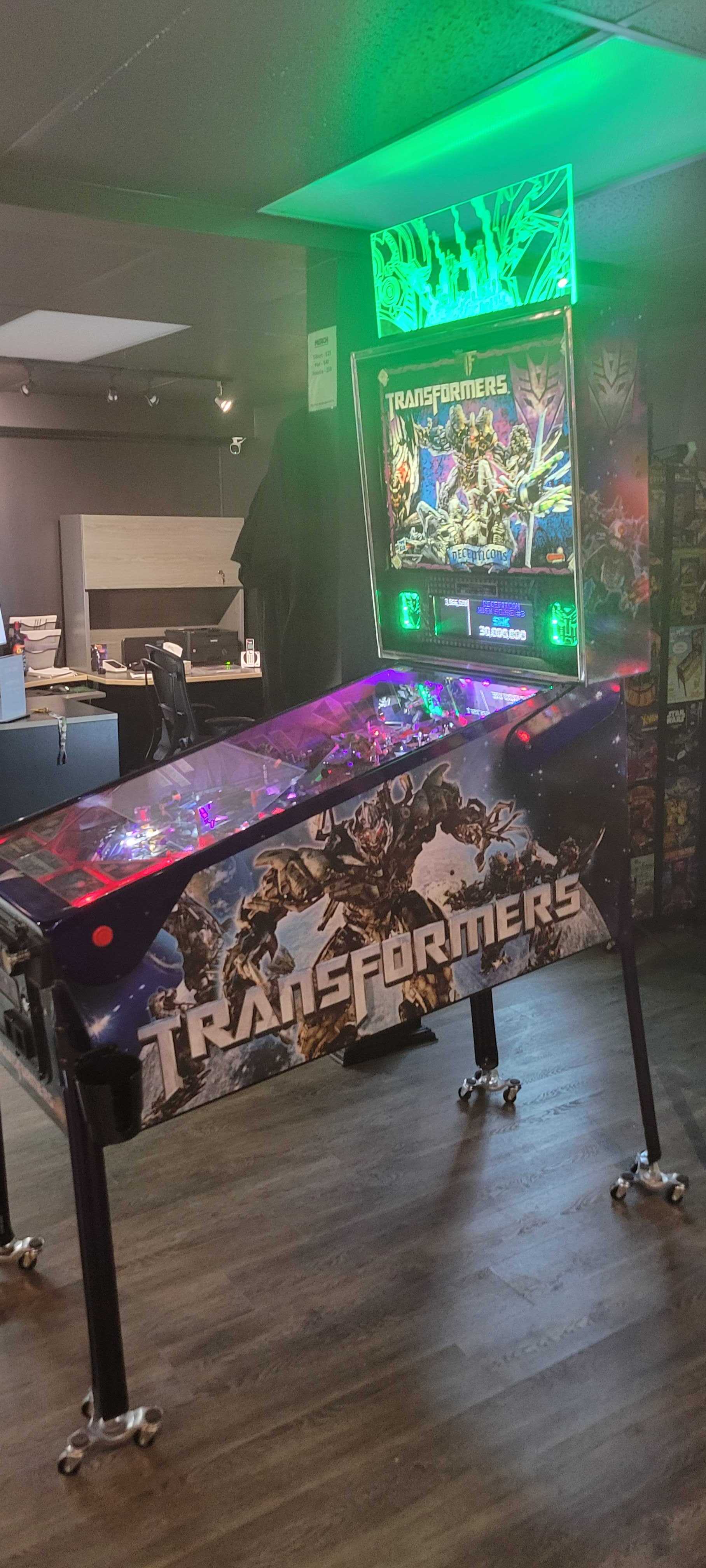 Transformers Limited Edition Pinball Machine [USED - #232935][DEPOSIT ...