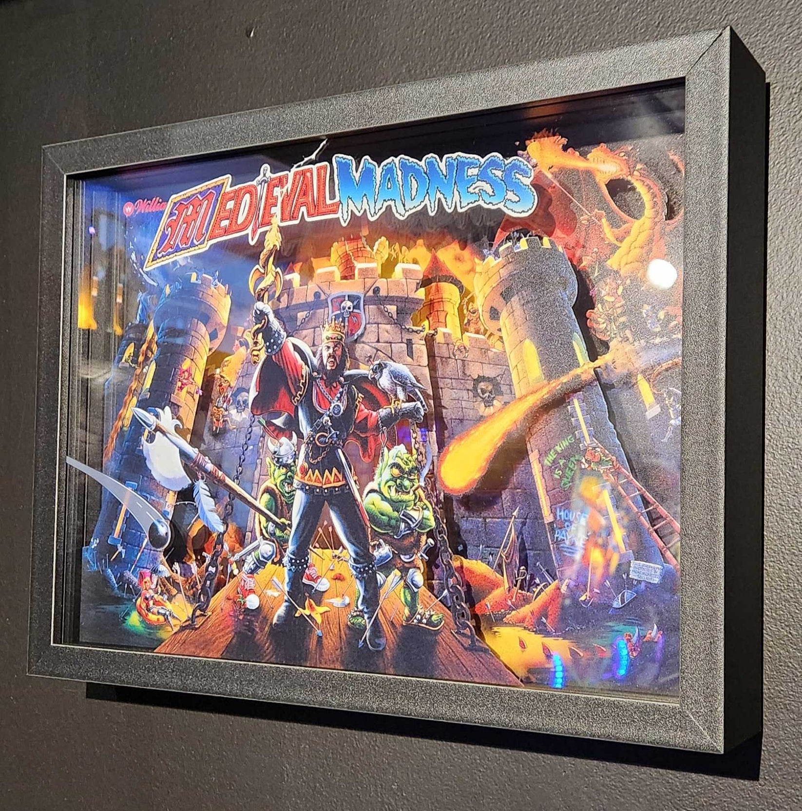 Medieval Madness - Artovision Shadow Box Art – Mana Pinball