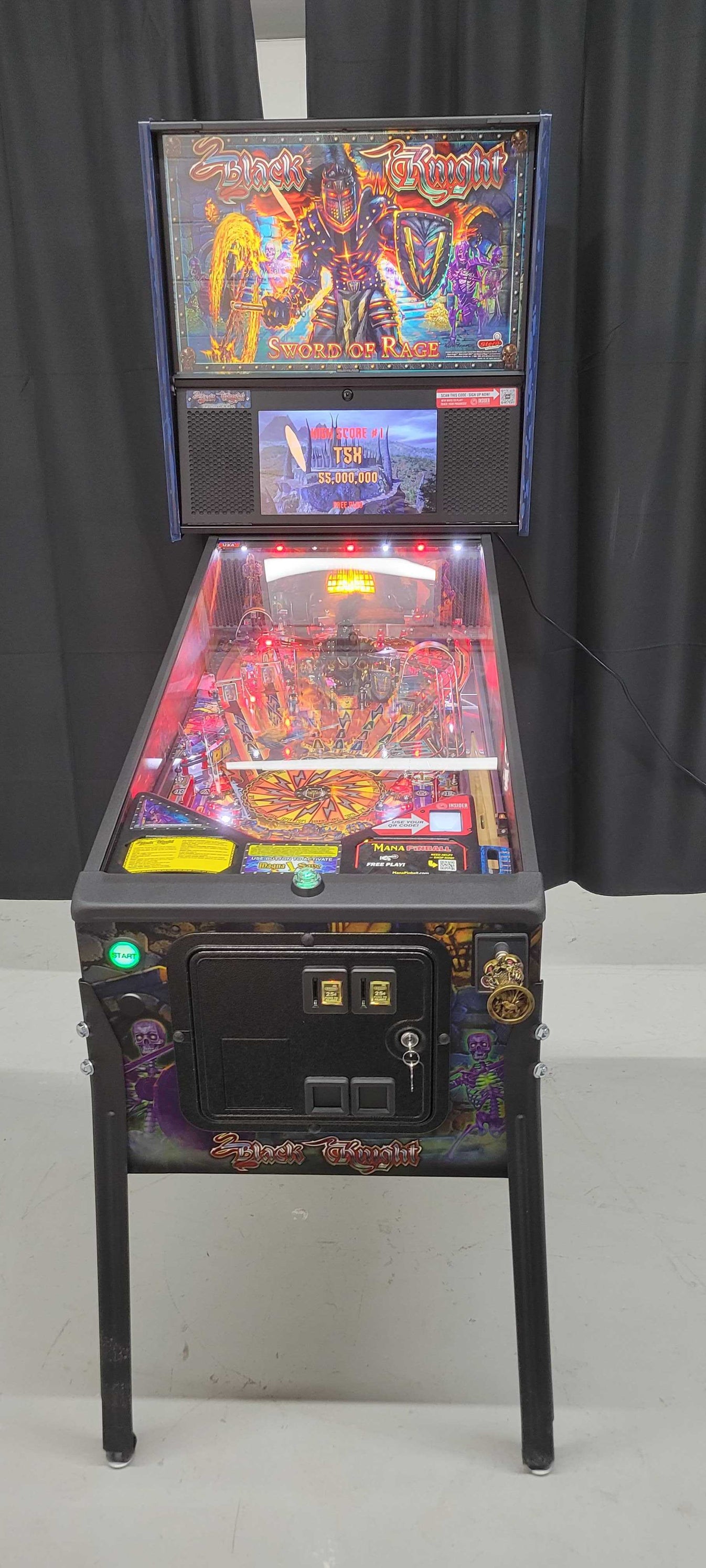 Black Knight ‘Sword of Rage’ Pro Pinball Machine by Stern [NEW] [DEPOS ...