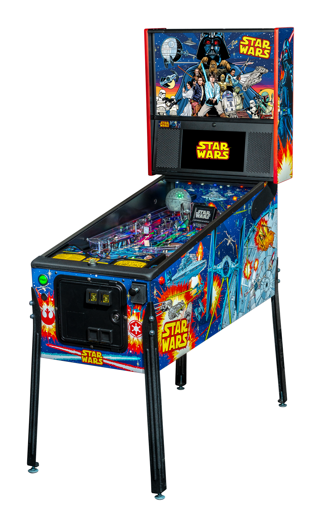 Star Wars Pro Comic Pinball Machine by Stern [DEPOSIT] – Mana Pinball